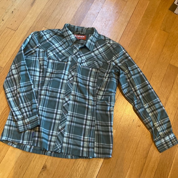 Simms | Tops | Simms Womans Santee Flannel | Poshmark